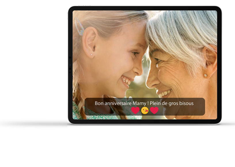 Visioframe Family - La tablette connectée idéale pour les seniors
